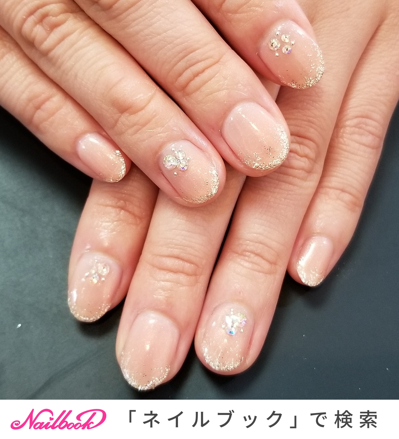 オールシーズン/オフィス/ブライダル/ハンド/ビジュー - praisir0130のネイルデザイン[No.4633903]｜ネイルブック