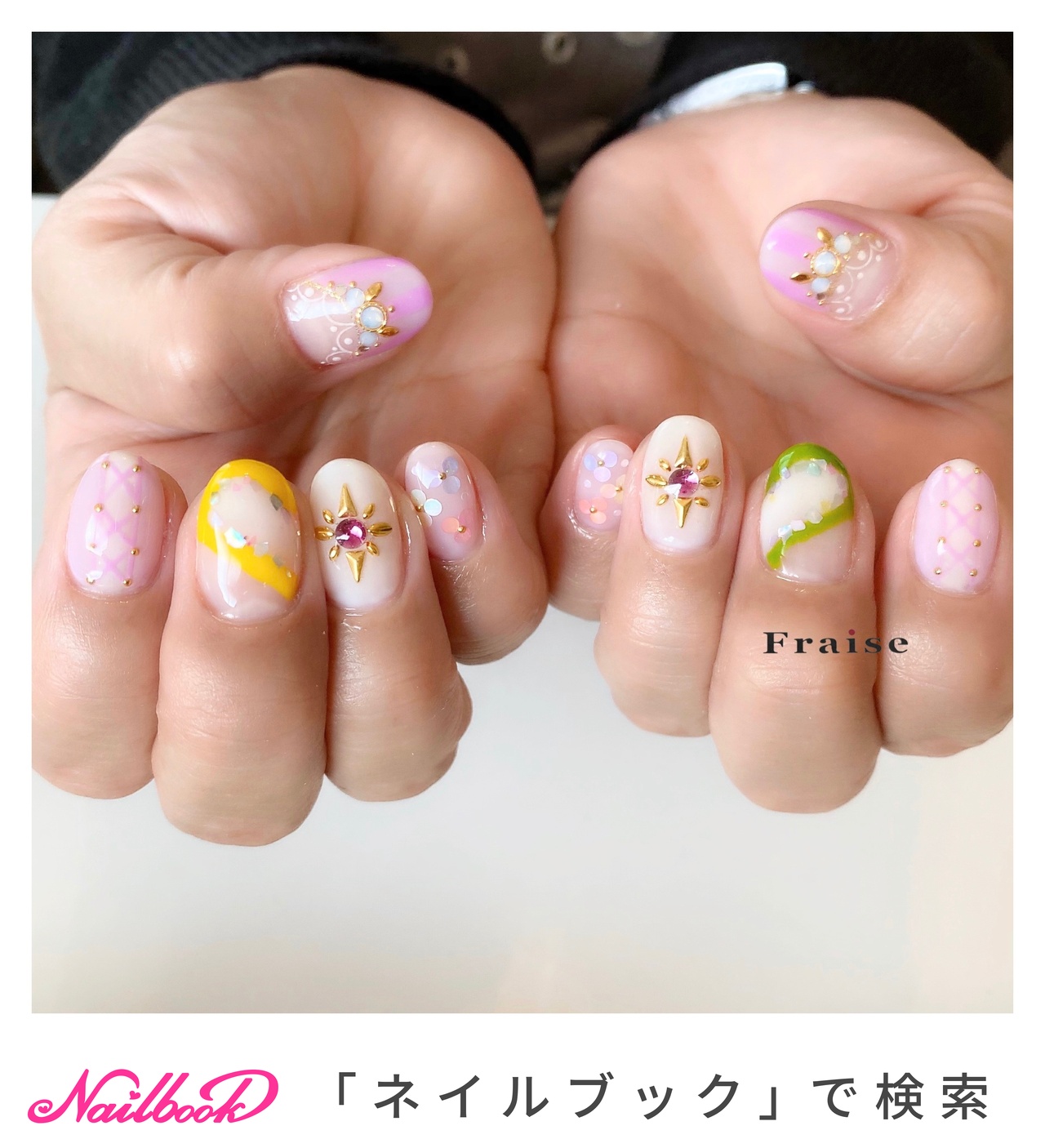冬/オールシーズン/旅行/ライブ/ハンド - 山科 パラジェルサロン fraise【フレーズ】のネイルデザイン[No.4970708]｜ネイルブック