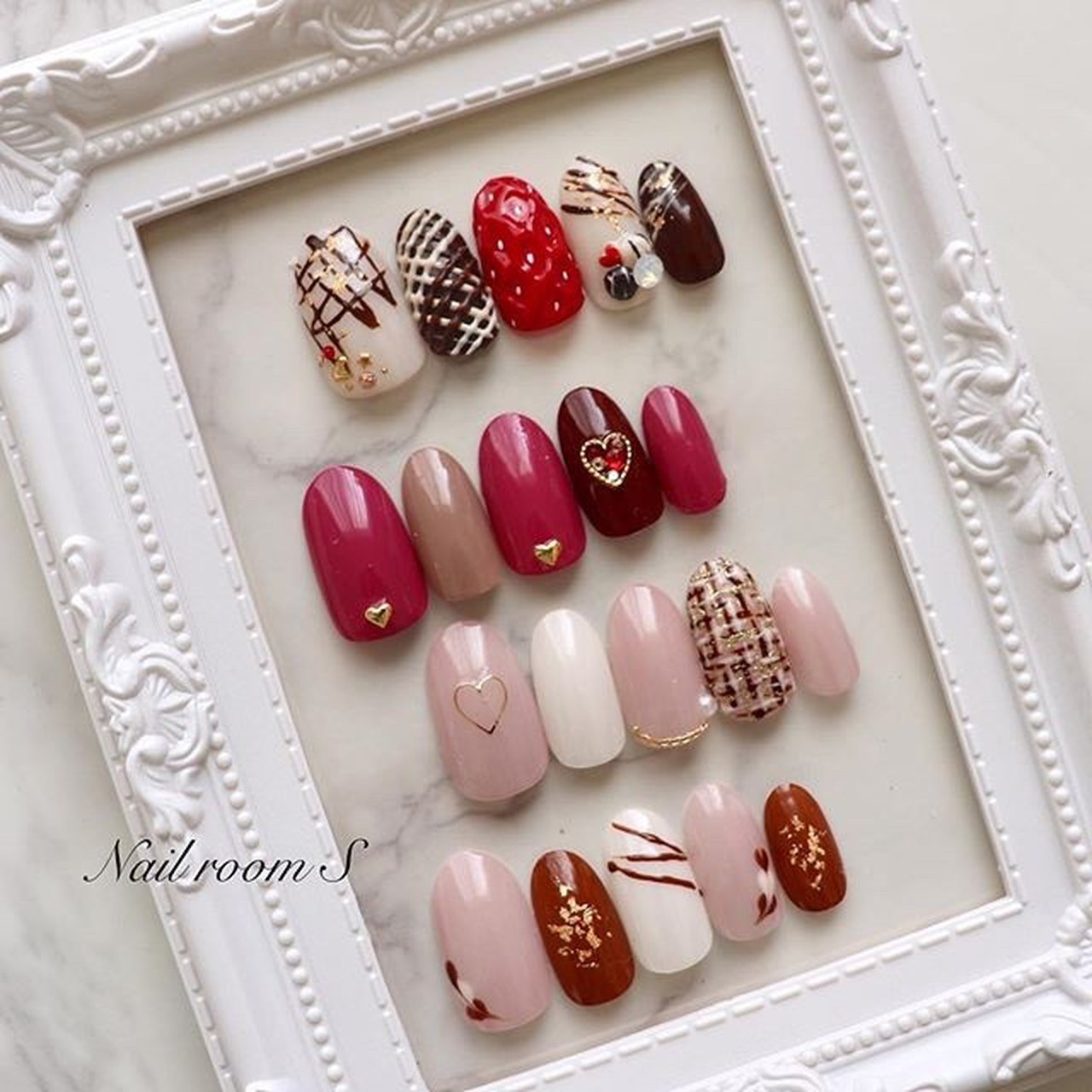 バレンタイン/パーティー/デート/女子会/ハンド - Nailroom__S Shiho Hiratouのネイルデザイン[No.5006096 ...