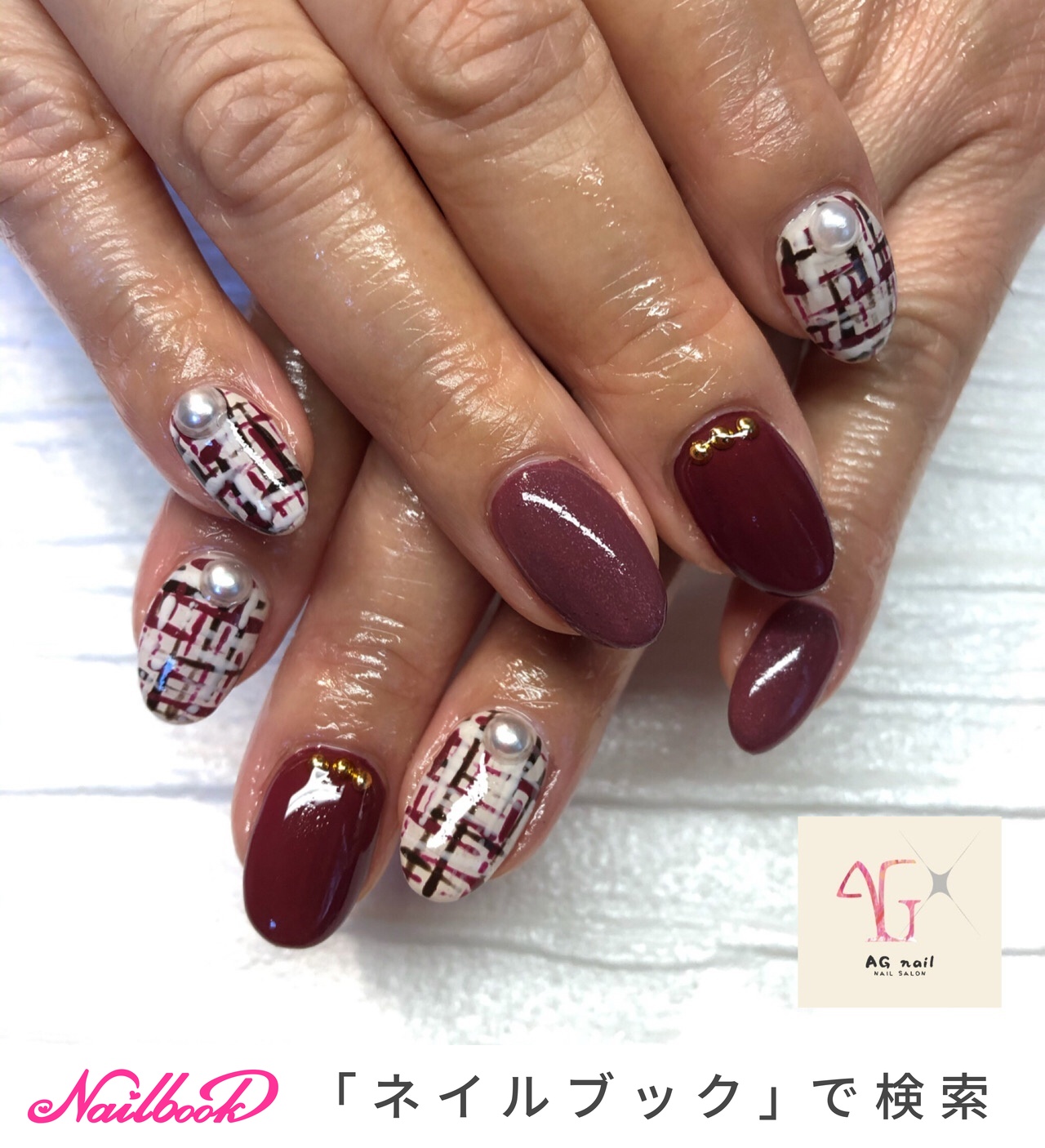 春/オールシーズン/ハンド/ツイード/ジェルネイル - AGnailのネイルデザイン[No.5160540]｜ネイルブック
