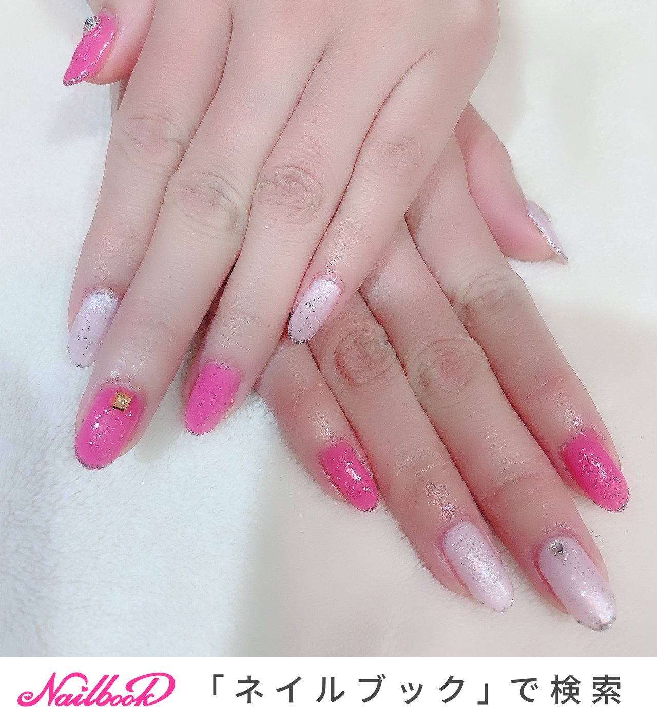 オールシーズン/デート/女子会/ハンド/ラメ - ACUwithPeace 🦊のネイルデザイン[No.5172510]｜ネイルブック