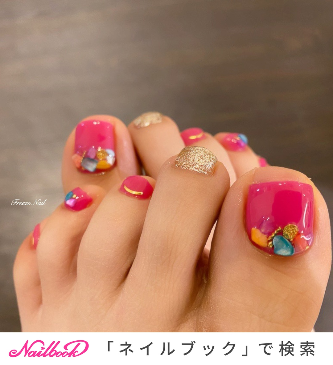 freeze(フリーズ)のネイルデザイン[No.5218118]｜ネイルブック