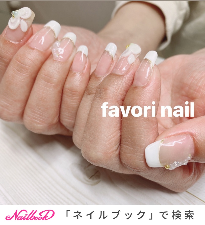 オールシーズン/卒業式/入学式/ブライダル/ハンド - favorinailのネイルデザイン[No.5226211]｜ネイルブック