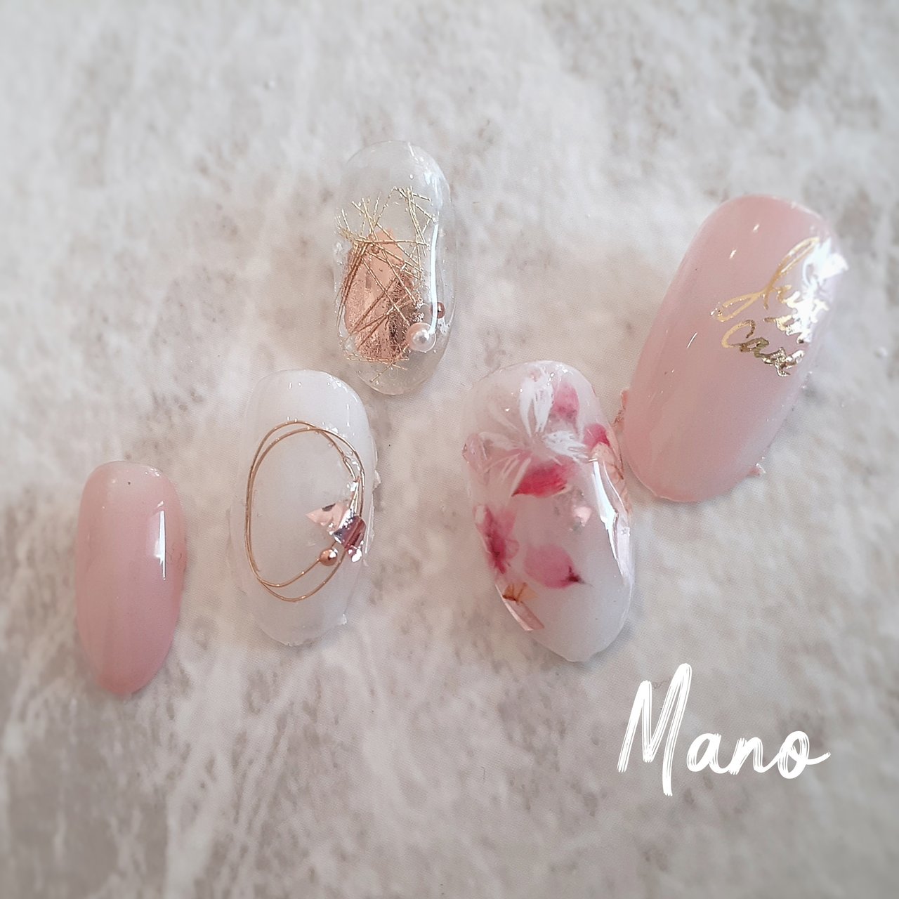 春/オールシーズン/入学式/オフィス/ハンド - mano_nail_estheのネイルデザイン[No.5393167]｜ネイルブック