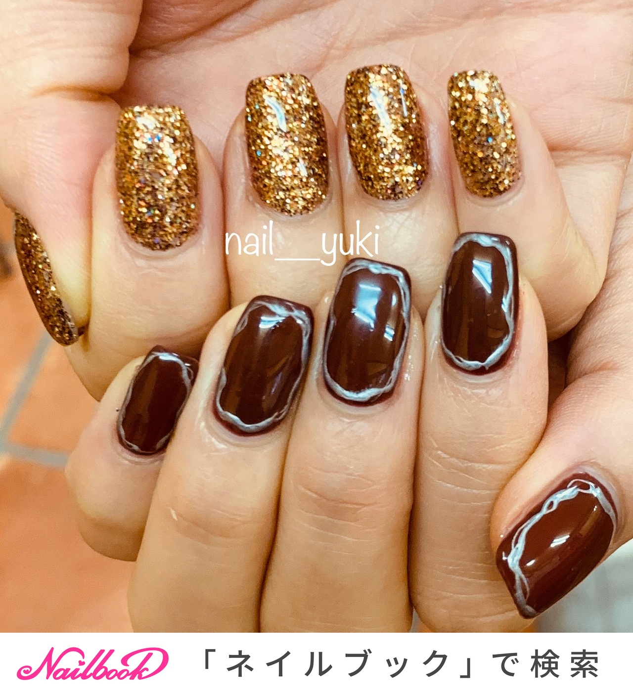 秋/冬/オールシーズン/女子会/ラメ - yukiのネイルデザイン[No.5524234]｜ネイルブック