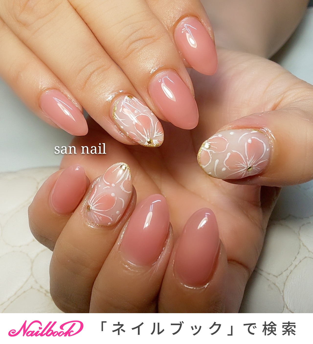 オールシーズン/オフィス/デート/女子会/ハンド - san nailのネイルデザイン[No.5525638]｜ネイルブック