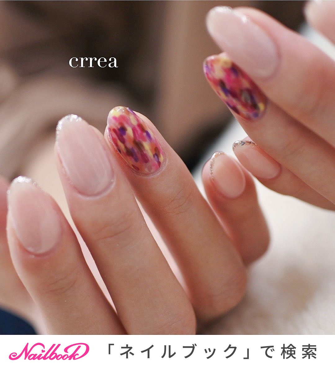 オールシーズン/リゾート/オフィス/ブライダル/ハンド - crreaのネイルデザイン[No.5609347]｜ネイルブック