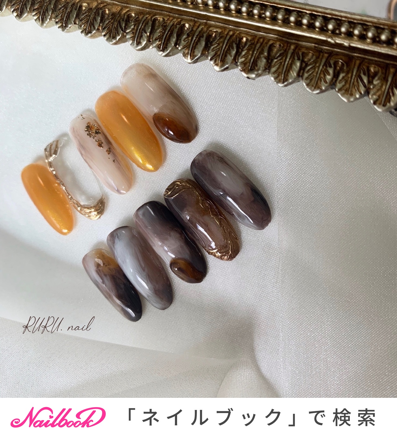 春/秋/冬/オールシーズン/ハンド - RURU. nail ♡のネイルデザイン[No.5663156]｜ネイルブック