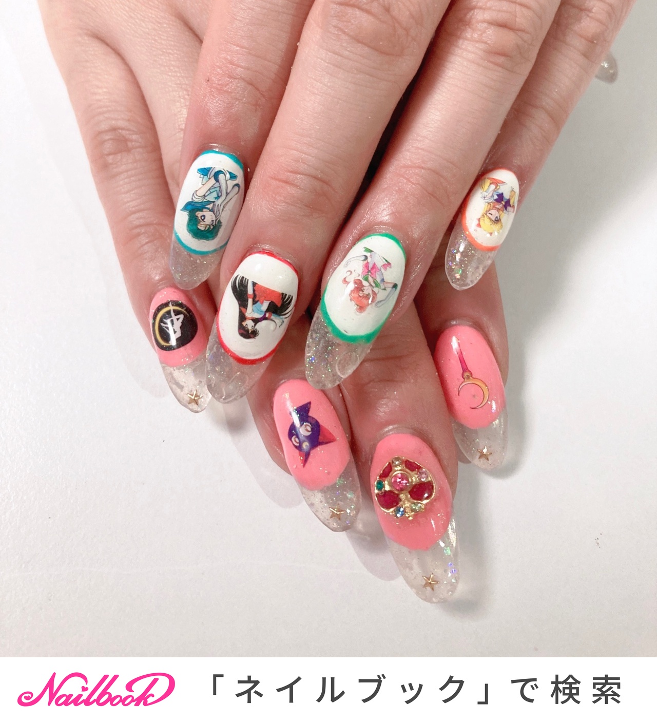 バレンタイン/パーティー/ハンド/痛ネイル/シースルー - junon 田向店のネイルデザイン[No.6062506]｜ネイルブック