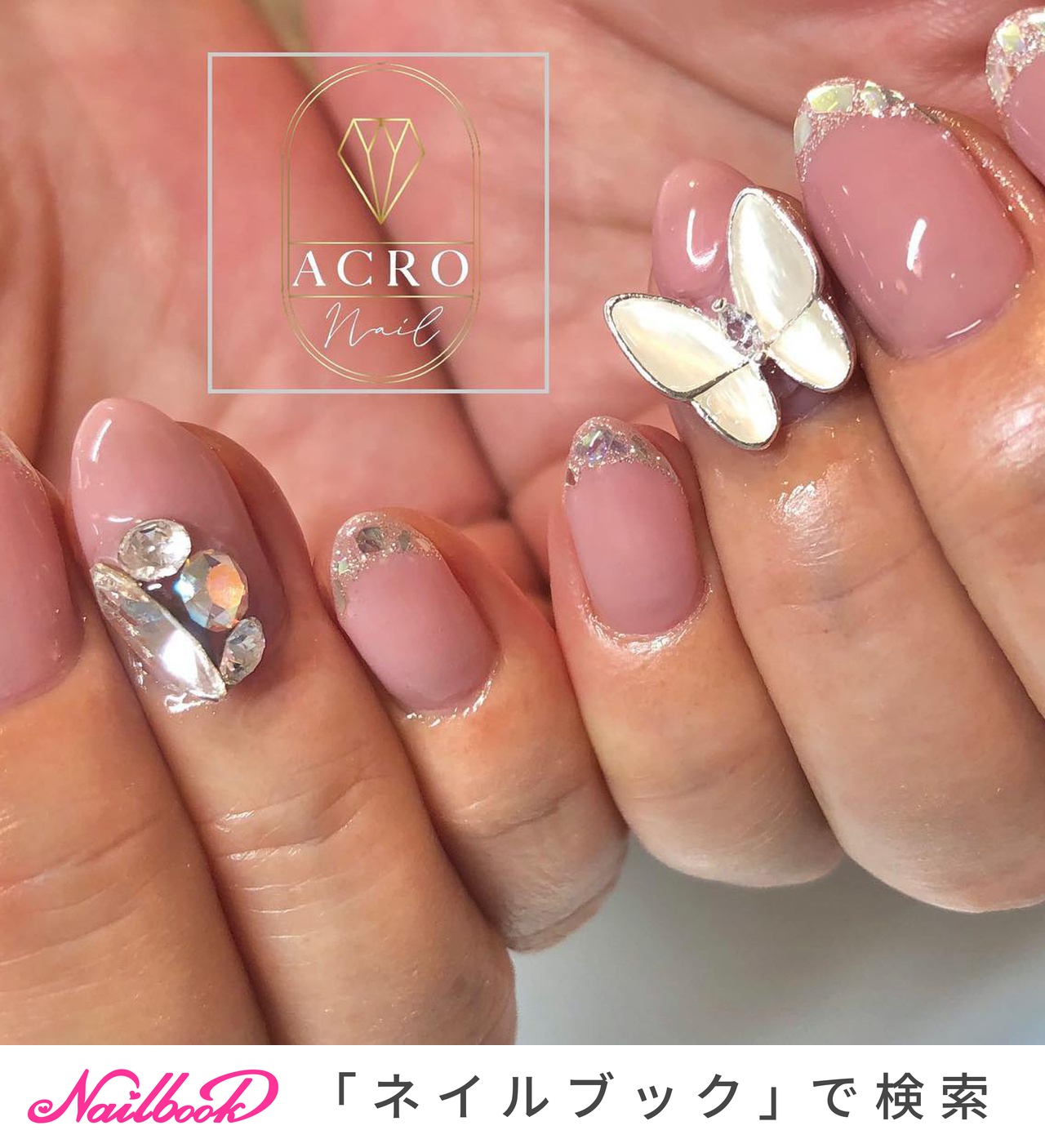冬/オールシーズン/バレンタイン/ブライダル/ハンド - ACRO nailのネイルデザイン[No.6755414]｜ネイルブック