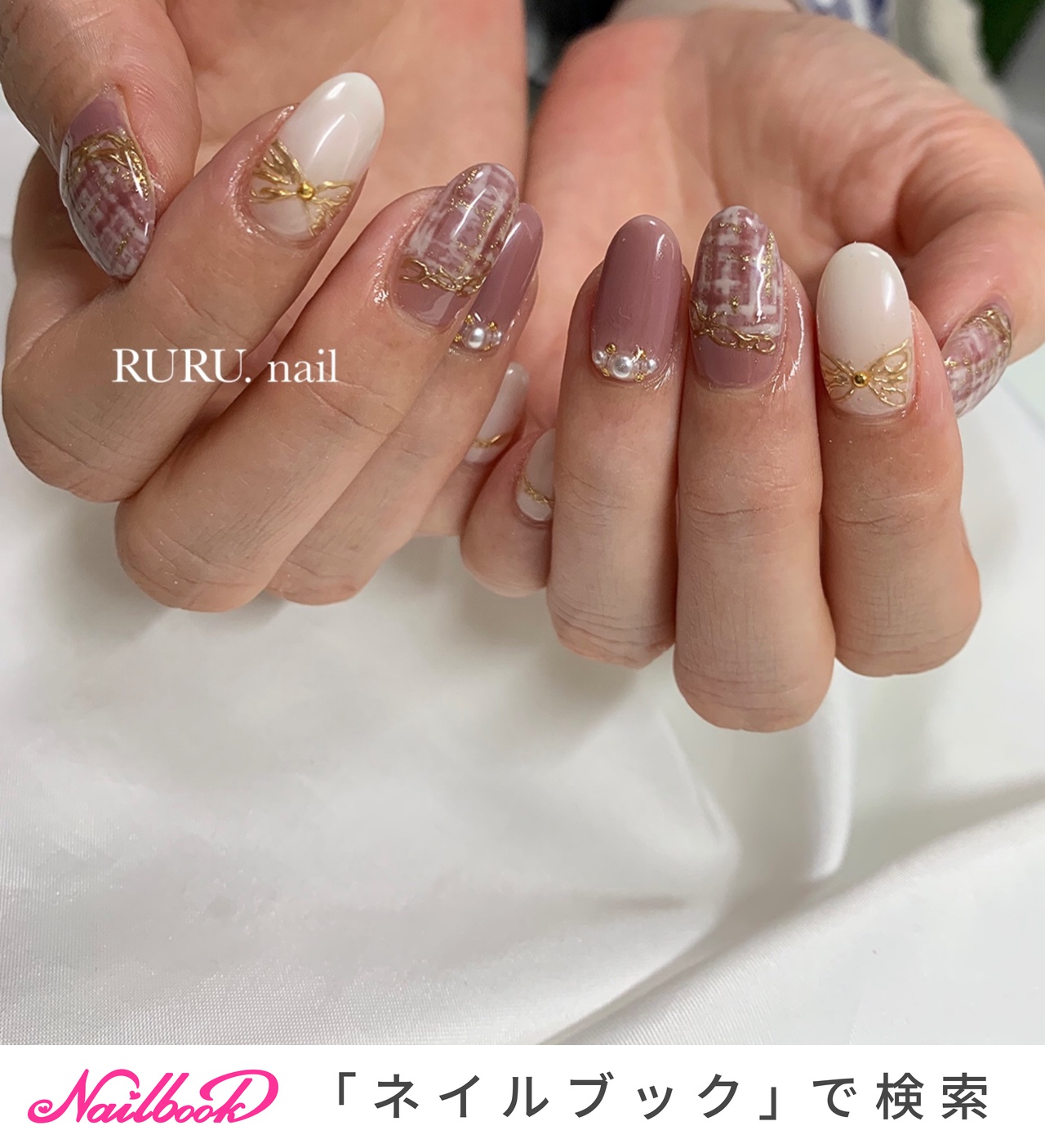 春/秋/冬/オールシーズン/ハンド - RURU. nail ♡のネイルデザイン[No.6803270]｜ネイルブック