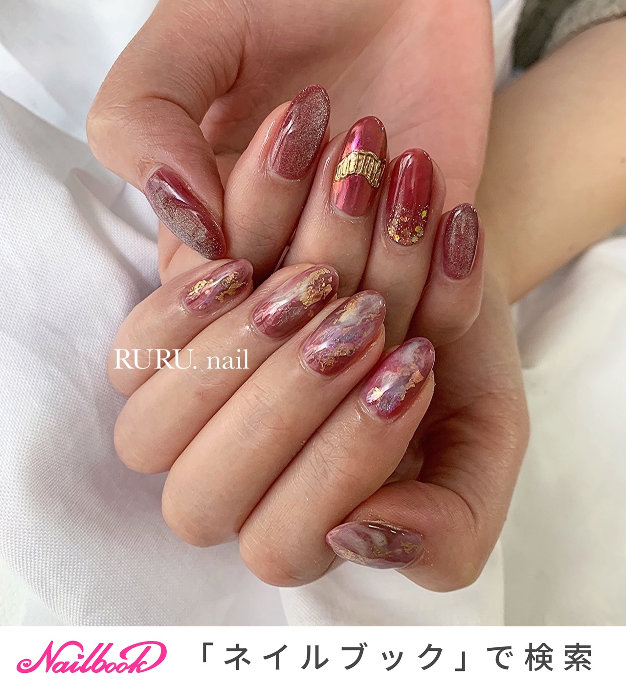 春/秋/冬/オールシーズン/ハンド - RURU. nail ♡のネイルデザイン[No.6961248]｜ネイルブック