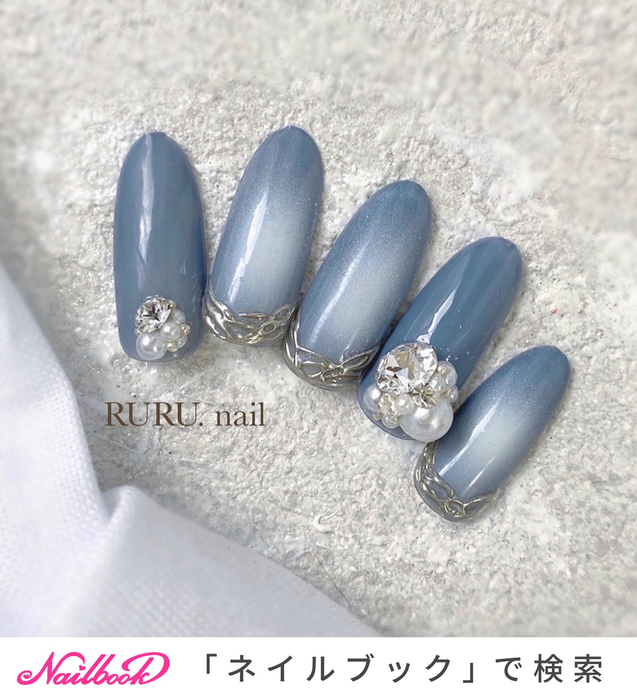 春/秋/冬/オールシーズン/ハンド - RURU. nail ♡のネイルデザイン[No.6966641]｜ネイルブック