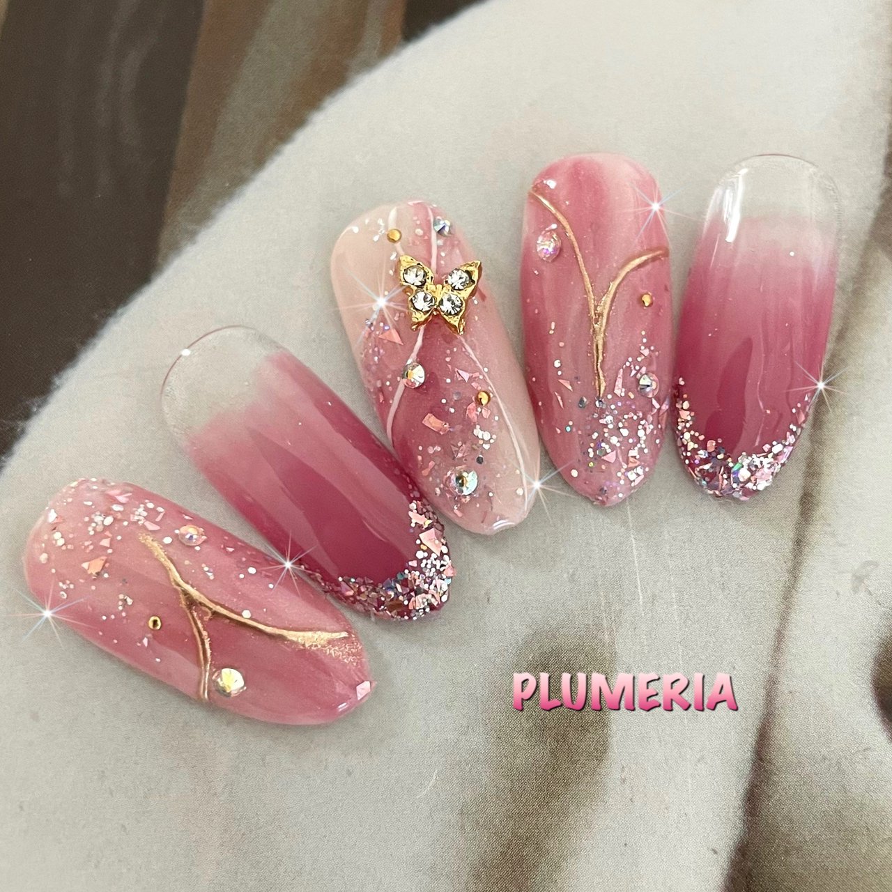 春/パーティー/デート/女子会/ハンド - PLUMERIA〜隠れ家サロンプルメリア〜のネイルデザイン[No.7039159]｜ネイルブック