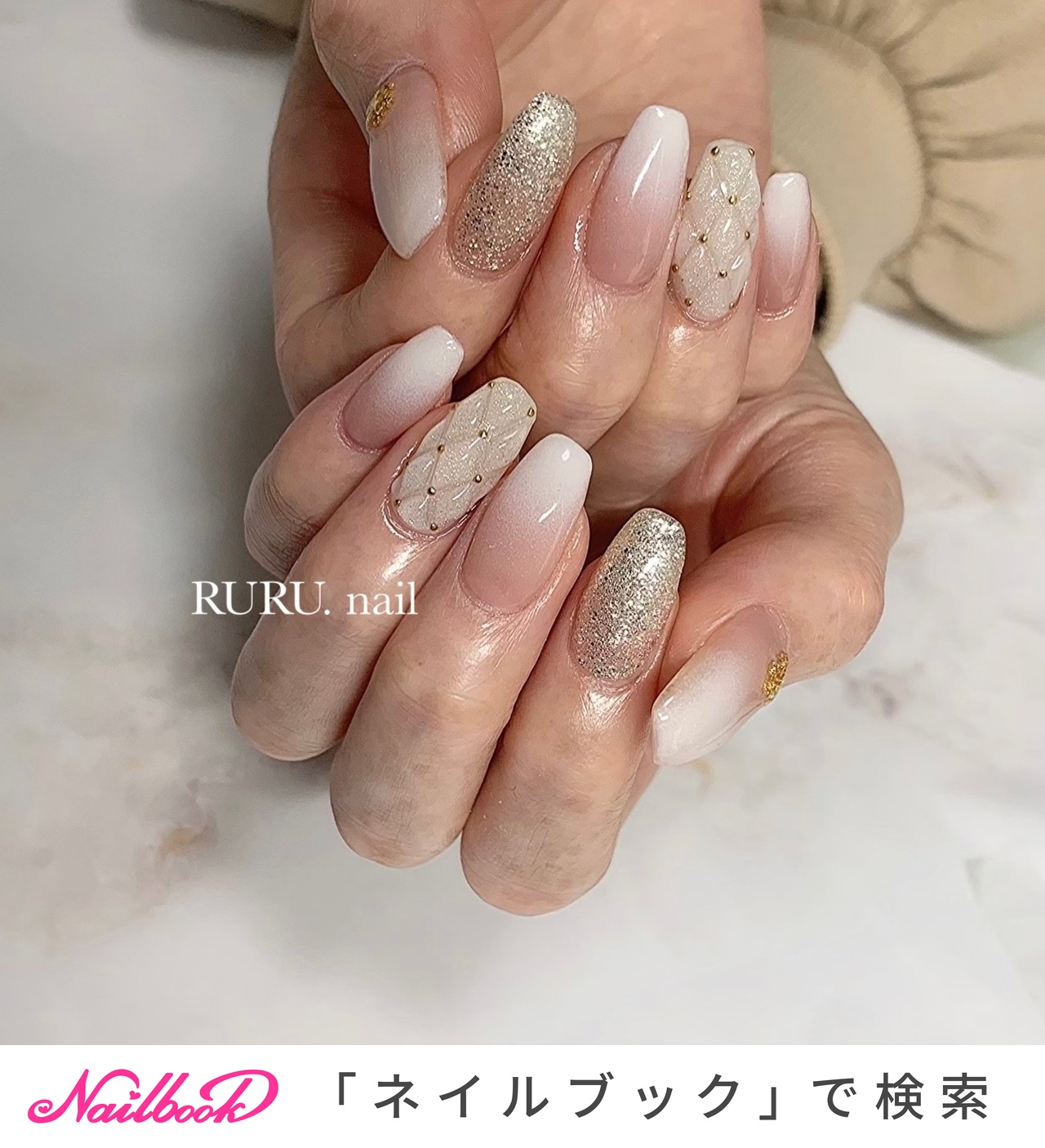 春/秋/冬/オールシーズン/ハンド - RURU. nail ♡のネイルデザイン[No.7082155]｜ネイルブック