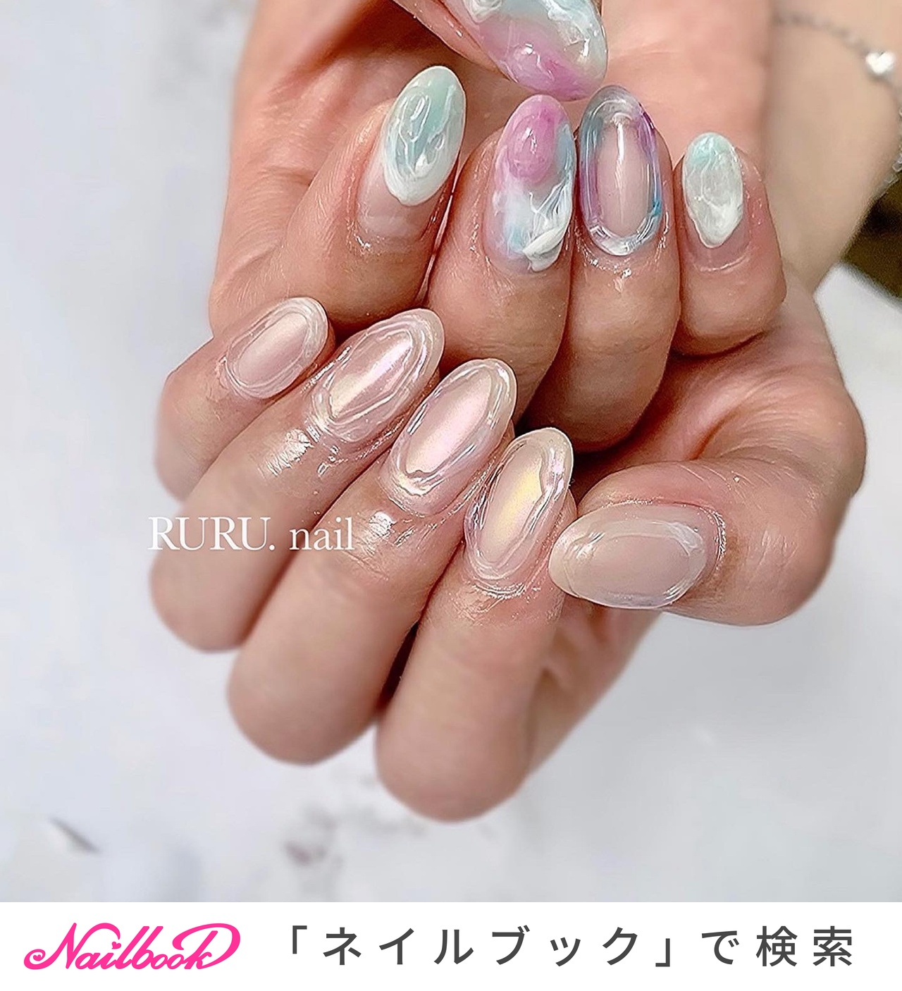 春/夏/秋/オールシーズン/ハンド - RURU. nail ♡のネイルデザイン[No.7130540]｜ネイルブック