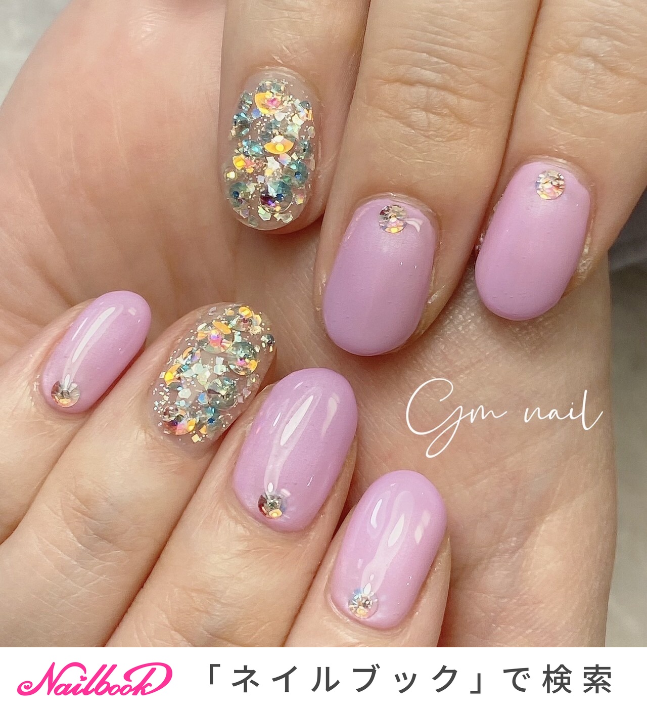 春/オールシーズン/オフィス/ブライダル/ハンド - Gm nailのネイルデザイン[No.7219034]｜ネイルブック