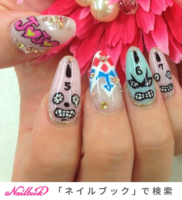 ハンド/痛ネイル/カラフル/スカルプチュア - Yukaのネイルデザイン[No.274218]｜ネイルブック