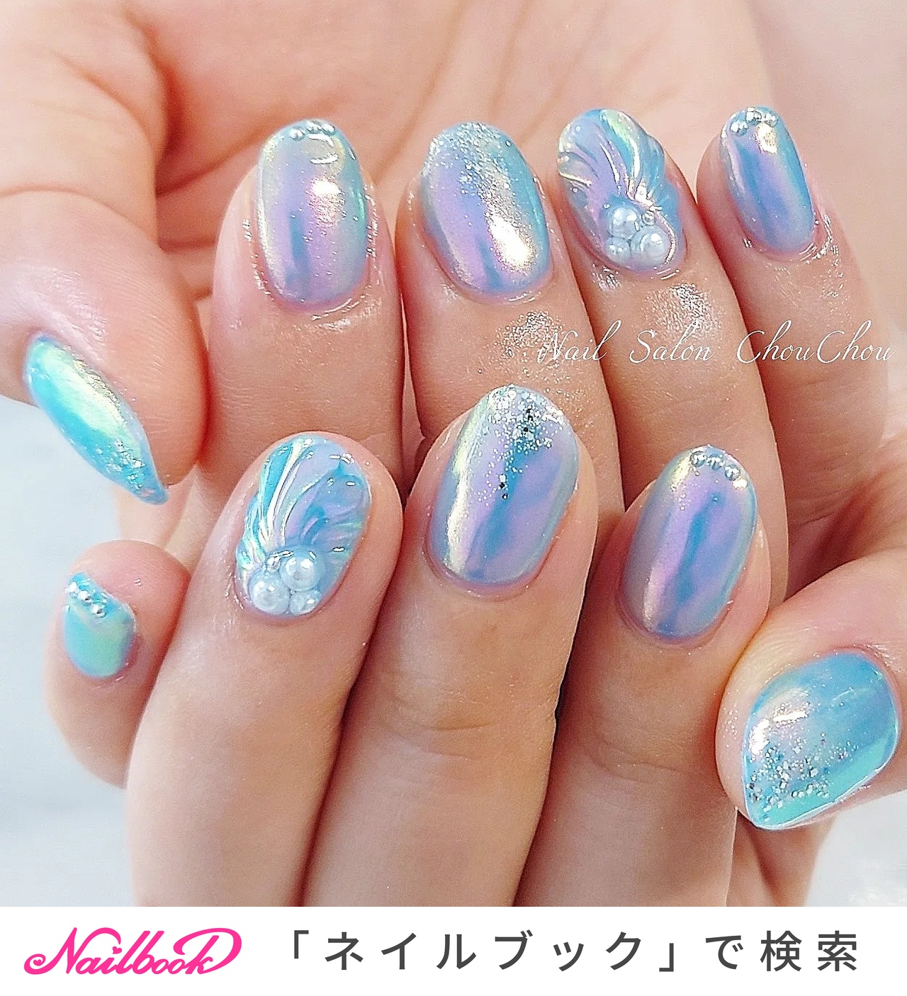 夏/旅行/海/リゾート/ハンド - yukiのネイルデザイン[No.7450900]｜ネイルブック