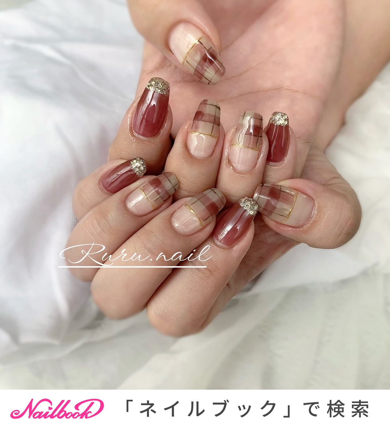 春/秋/冬/オールシーズン/ハンド - RURU. nail ♡のネイルデザイン[No.7547247]｜ネイルブック