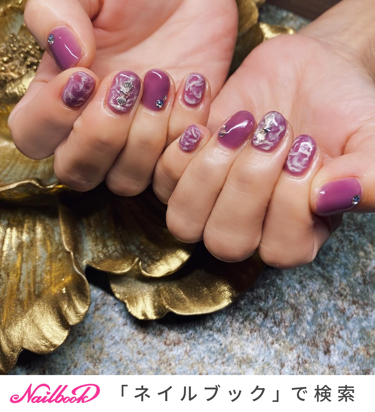秋/オールシーズン/オフィス/デート/ハンド - armamento nailのネイルデザイン[No.7581172]｜ネイルブック