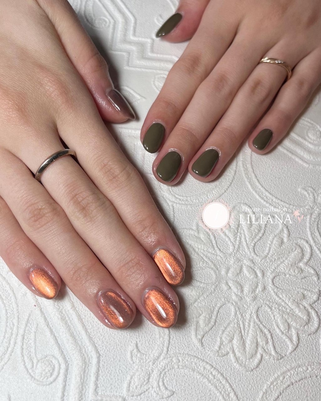 冬/オールシーズン/ハンド/ワンカラー/マグネット - Private nailsalon LILIANAのネイルデザイン[No ...