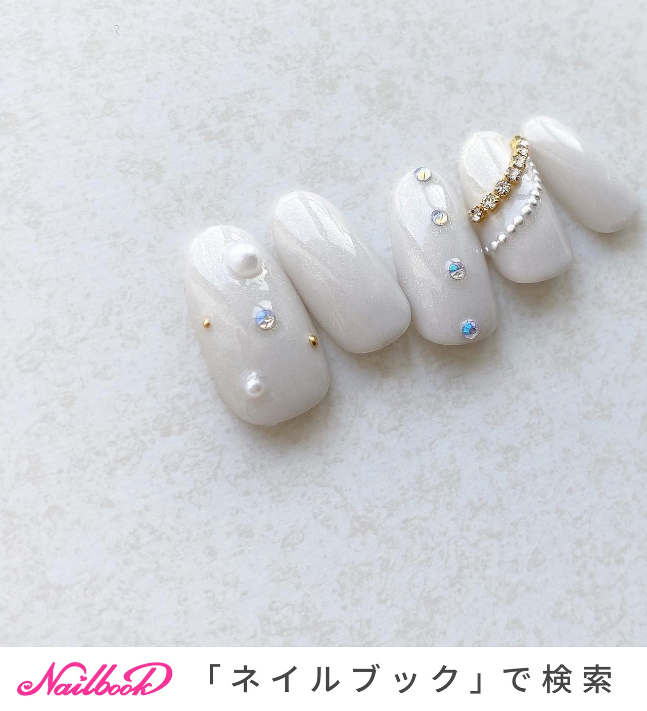 バレンタイン/入学式/オフィス/ブライダル/シンプル - piu nailのネイルデザイン[No.7831678]｜ネイルブック