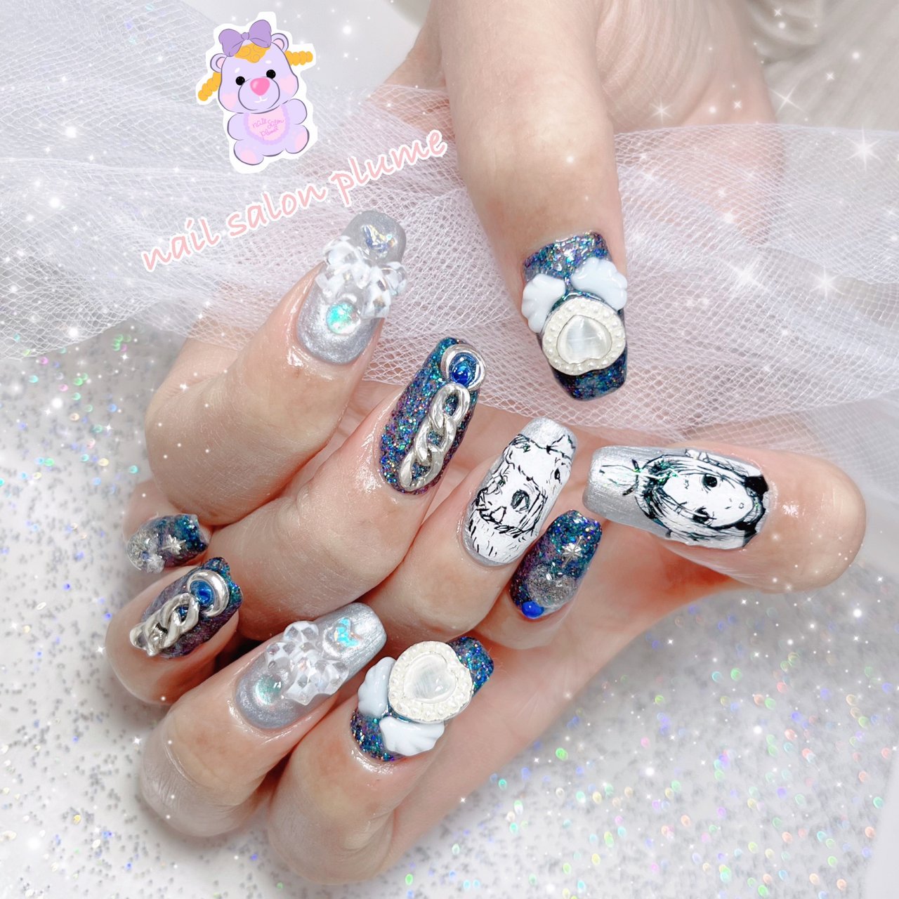 オールシーズン/ライブ/女子会/推し活/ハンド - plume nail ソアパクのネイルデザイン[No.7974314]｜ネイルブック