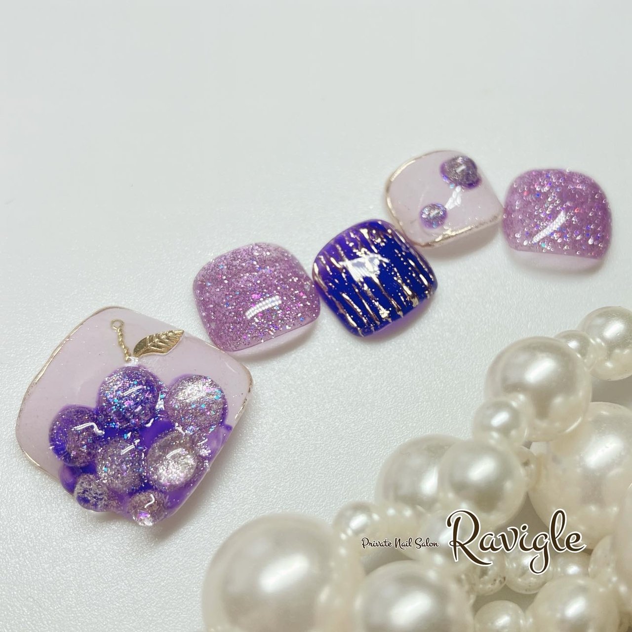 夏/海/リゾート/フット/フルーツ - Chiharu Ravigle (ラヴィグル)のネイルデザイン[No.8143529]｜ネイルブック