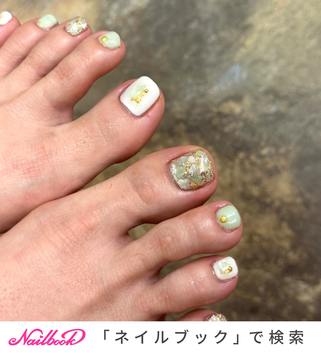 夏/オールシーズン/旅行/梅雨/フット - RIKOのネイルデザイン[No.8144063]｜ネイルブック