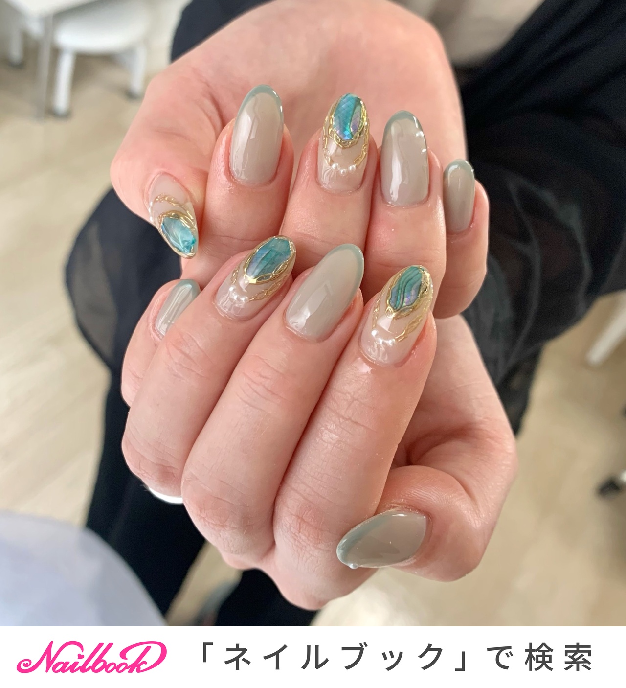 春/夏/冬/海/ハンド - RURU. nail ♡のネイルデザイン[No.8174629]｜ネイルブック