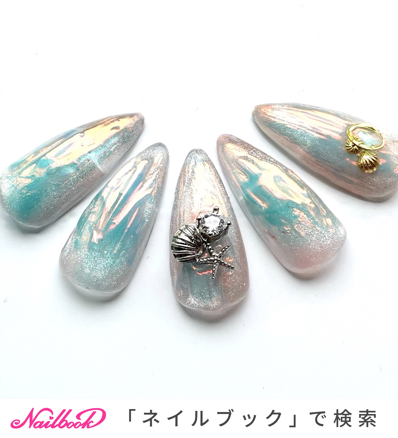 夏/オールシーズン/海/ハンド/ジェルネイル - NAIL SALON MEILI（メイリー）大宮駅西口のネイルデザイン[No.8200219 ...