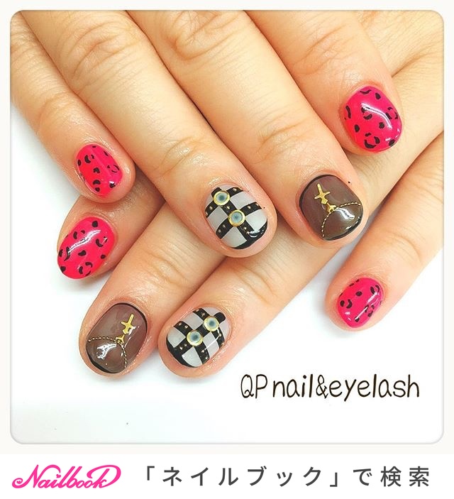 オールシーズン/旅行/ライブ/ハンド/アニマル柄 - QP nail&eyelashのネイルデザイン[No.2229809]｜ネイルブック
