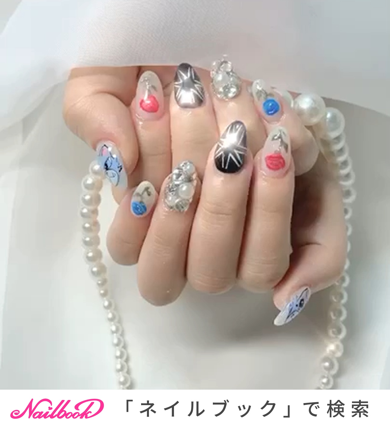 海/ライブ/ハロウィン/パーティー/ハンド - nail_salon_kotoのネイルデザイン[No.8311154]｜ネイルブック