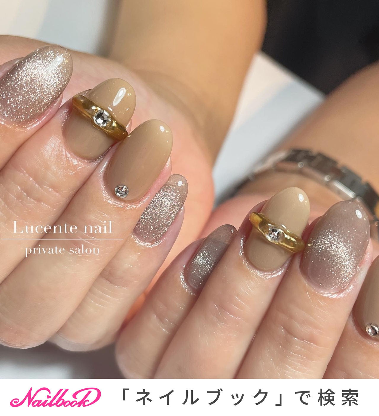 オールシーズン/オフィス/ブライダル/ハンド/フレンチ - Lucente 南鳩ヶ谷 - private nail salon -のネイルデザイン[No.8337995]｜ネイルブック