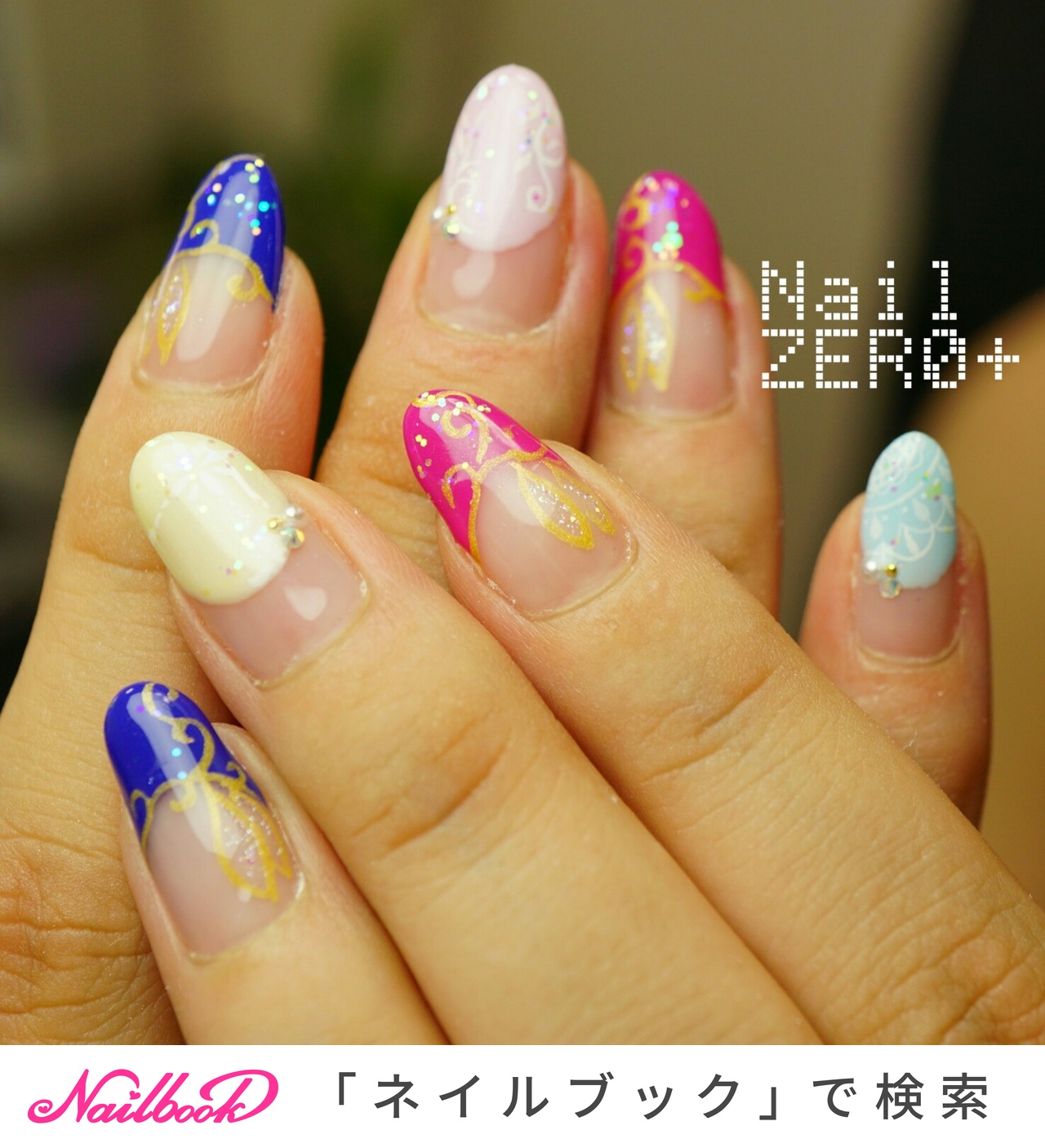 春/オフィス/パーティー/女子会/ハンド - 塩見隼人 [池袋]ネイルゼロプラスのネイルデザイン[No.2236407]｜ネイルブック