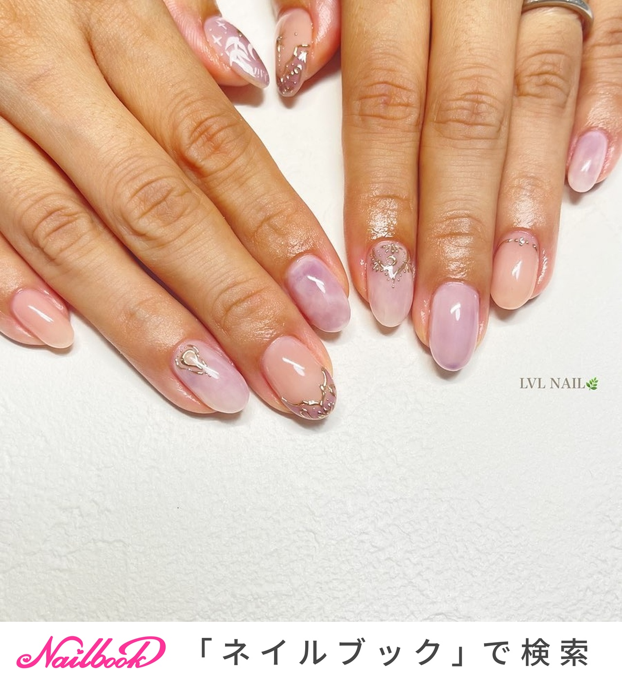 オールシーズン/リゾート/ブライダル/パーティー/ハンド - LVL NAIL🌿airiのネイルデザイン[No.8387607]｜ネイルブック