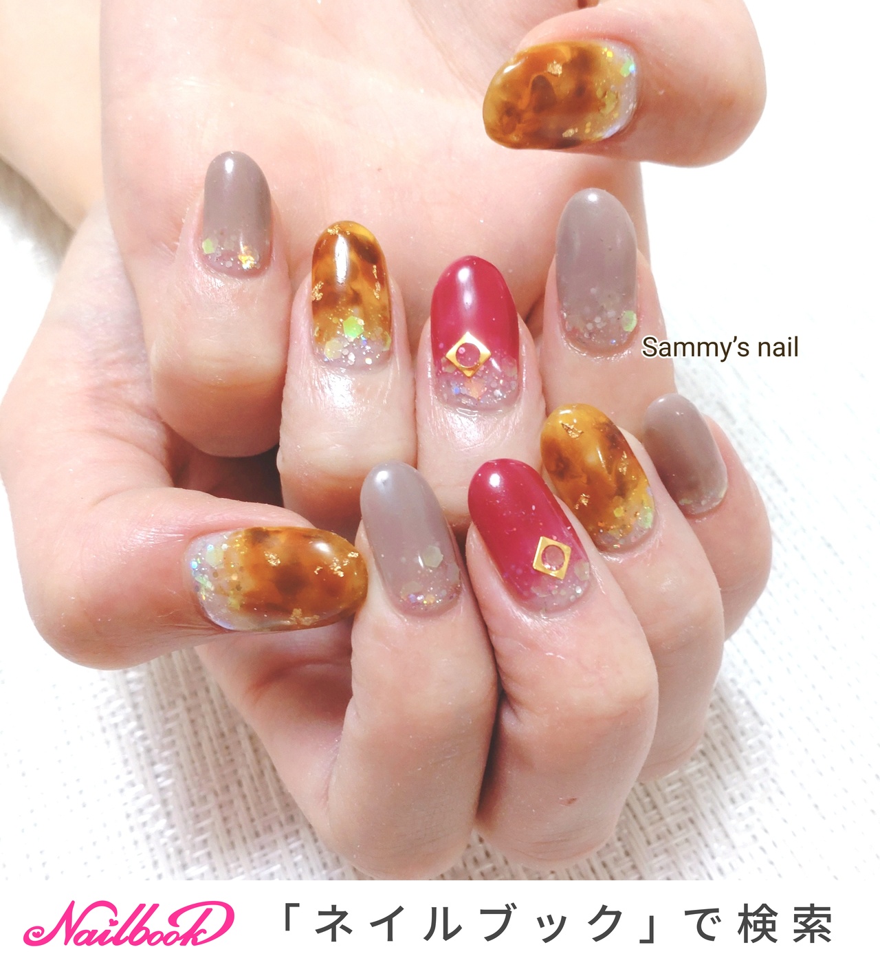 秋 冬 成人式 卒業式 ハンド Sammys Nailのネイルデザイン[no 8456247]｜ネイルブック
