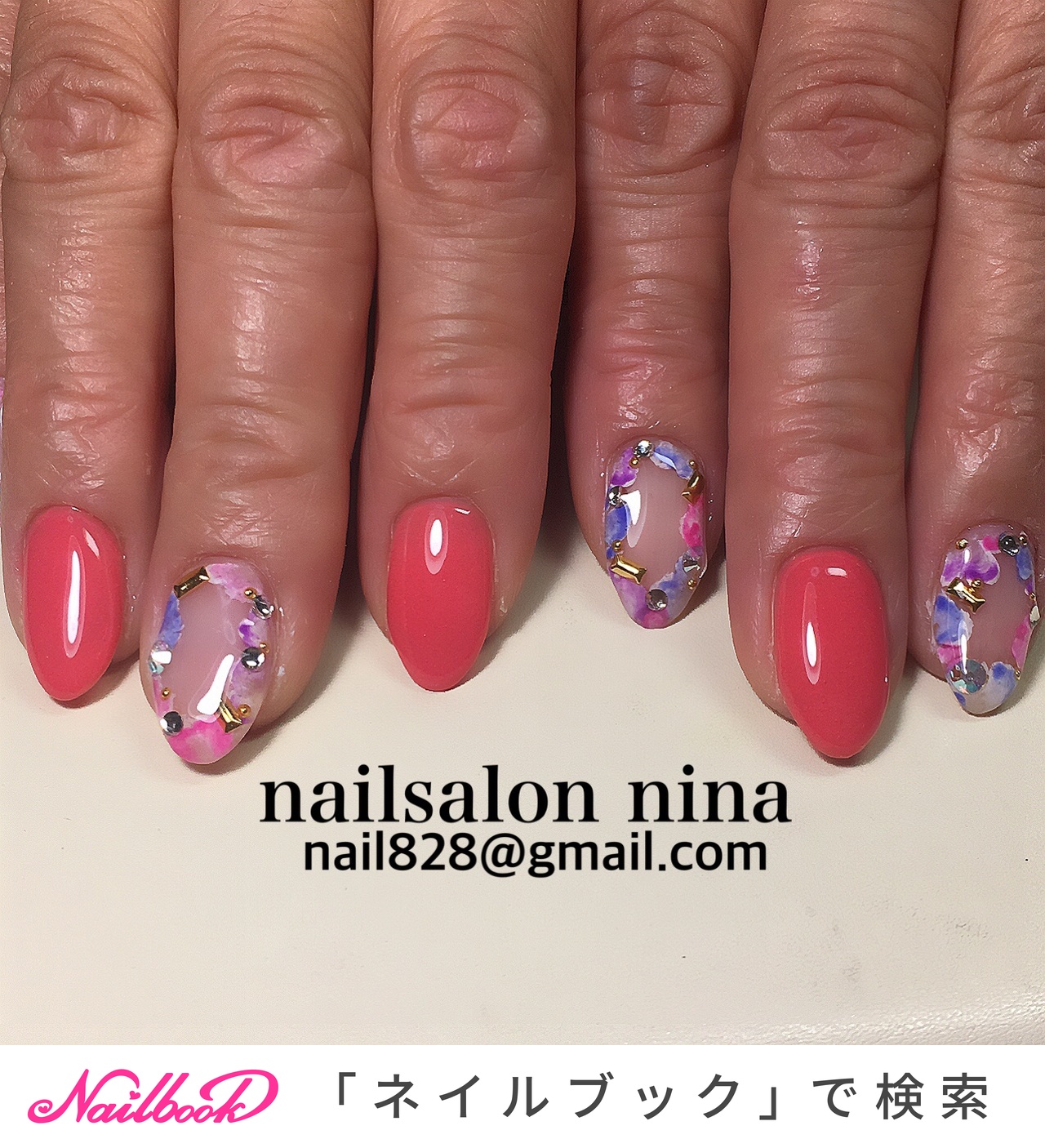 夏/オールシーズン/デート/女子会/ハンド - nailsalonninaのネイルデザイン[No.2273861]｜ネイルブック