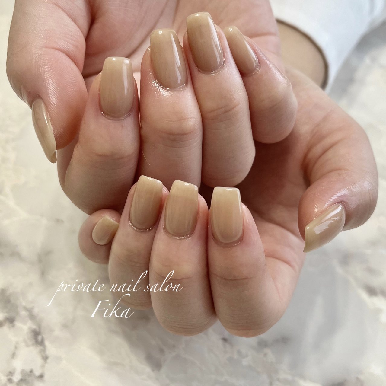 オールシーズン/オフィス/ハンド/シンプル/ワンカラー - ＊Mami＊ ~private nail salon Fika~のネイルデザイン ...