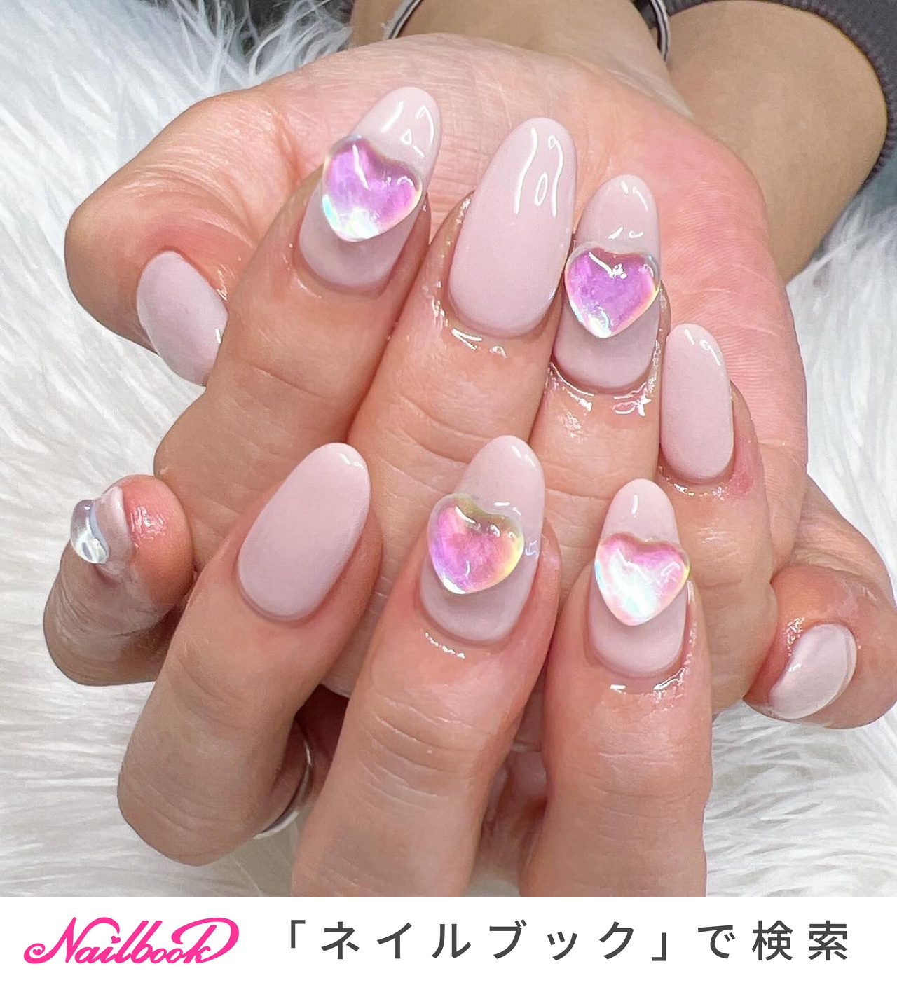 冬/オールシーズン/お正月/バレンタイン/ハンド - liliys_le_eleのネイルデザイン[No.8549232]｜ネイルブック