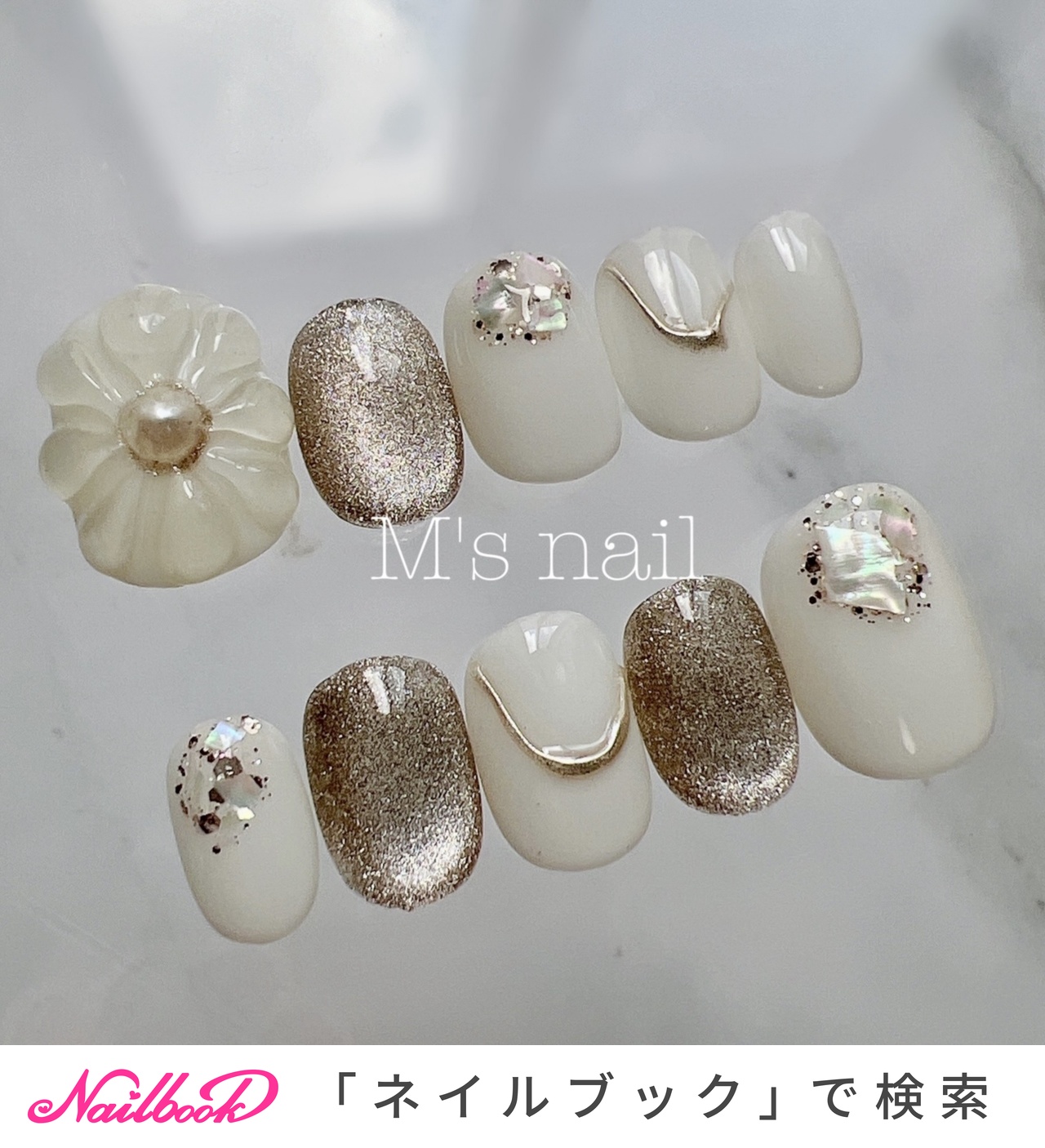 M's nail / ryo‪‪ ꪔ̤のネイルデザイン[No.8610932]｜ネイルブック