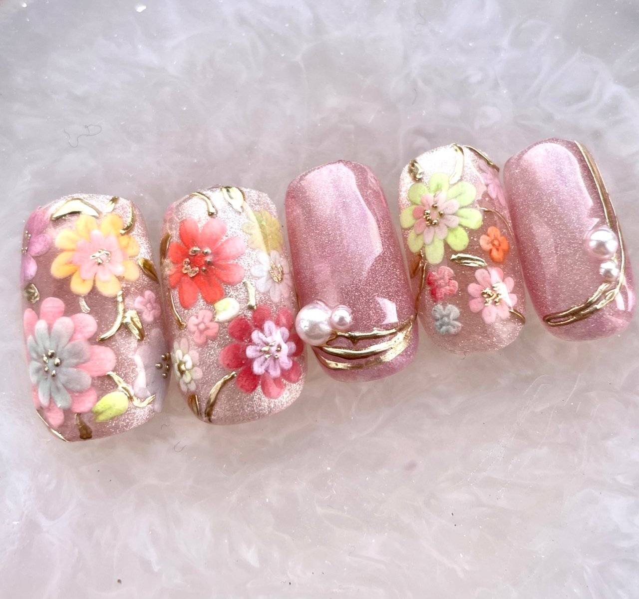 春/オールシーズン/卒業式/ブライダル/ハンド - atelier cucuのネイルデザイン[No.8653543]｜ネイルブック