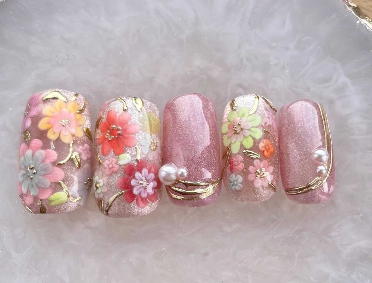 春/オールシーズン/卒業式/ブライダル/ハンド - atelier cucuのネイルデザイン[No.8653543]｜ネイルブック