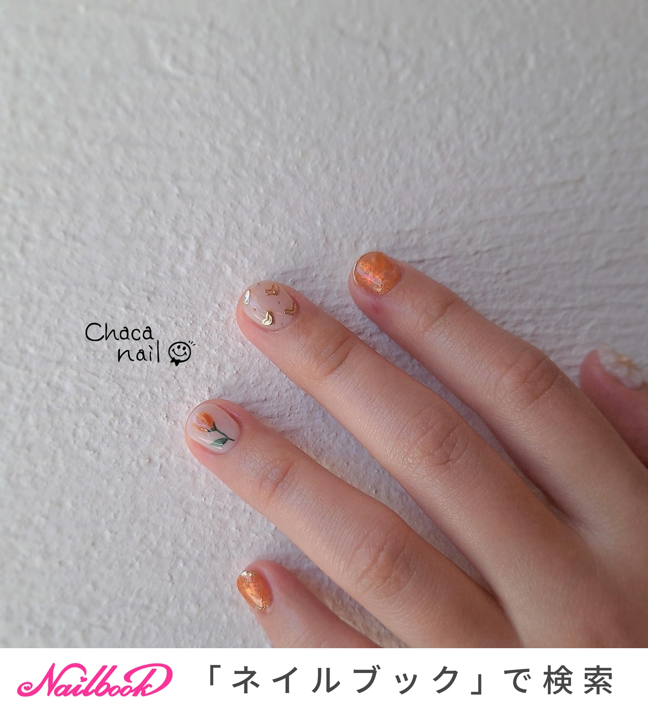 春/ハンド/フラワー/ニュアンス - Chaca nail チャカネイルのネイルデザイン[No.8665415]｜ネイルブック