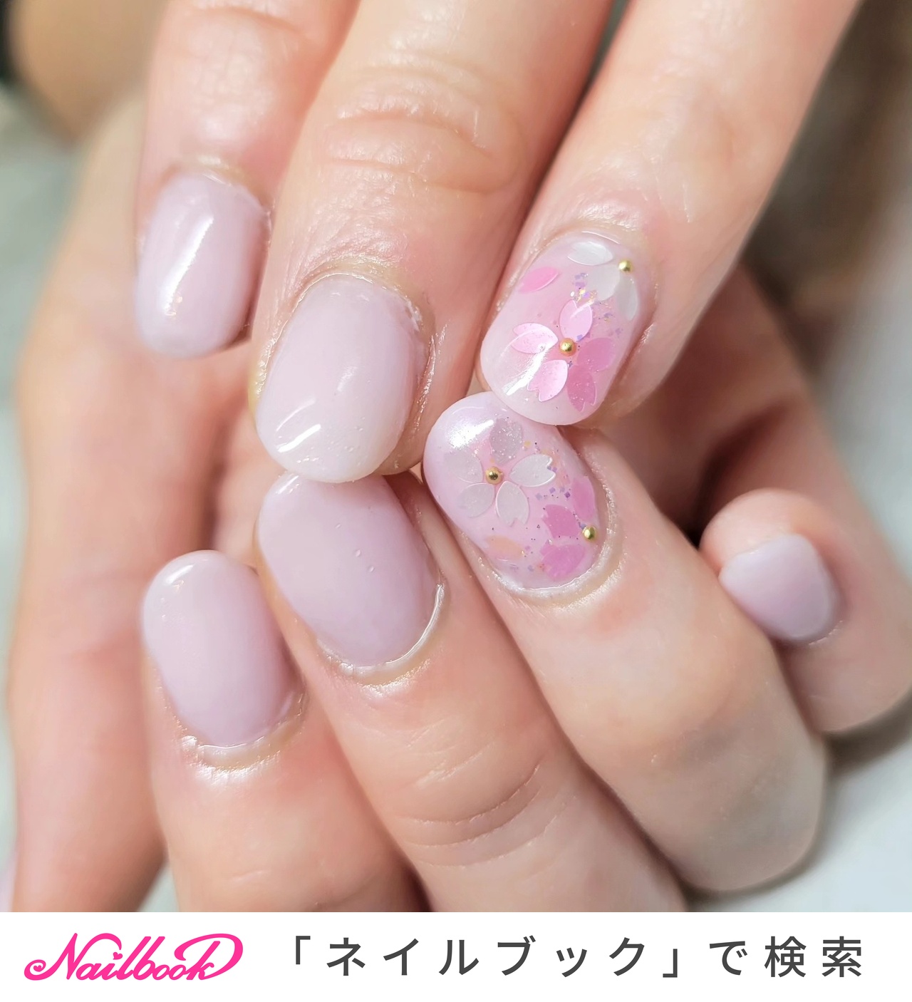 春/オールシーズン/デート/ハンド/リボン - Nail Salon Calypso2のネイルデザイン[No.8669524]｜ネイルブック