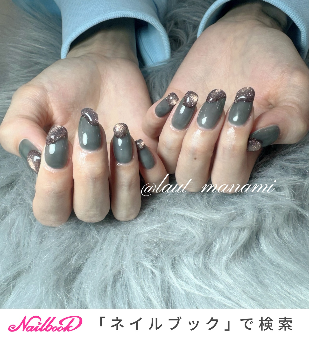 春/入学式/ハンド/マグネット/ロング - manamiのネイルデザイン[No.8698542]｜ネイルブック