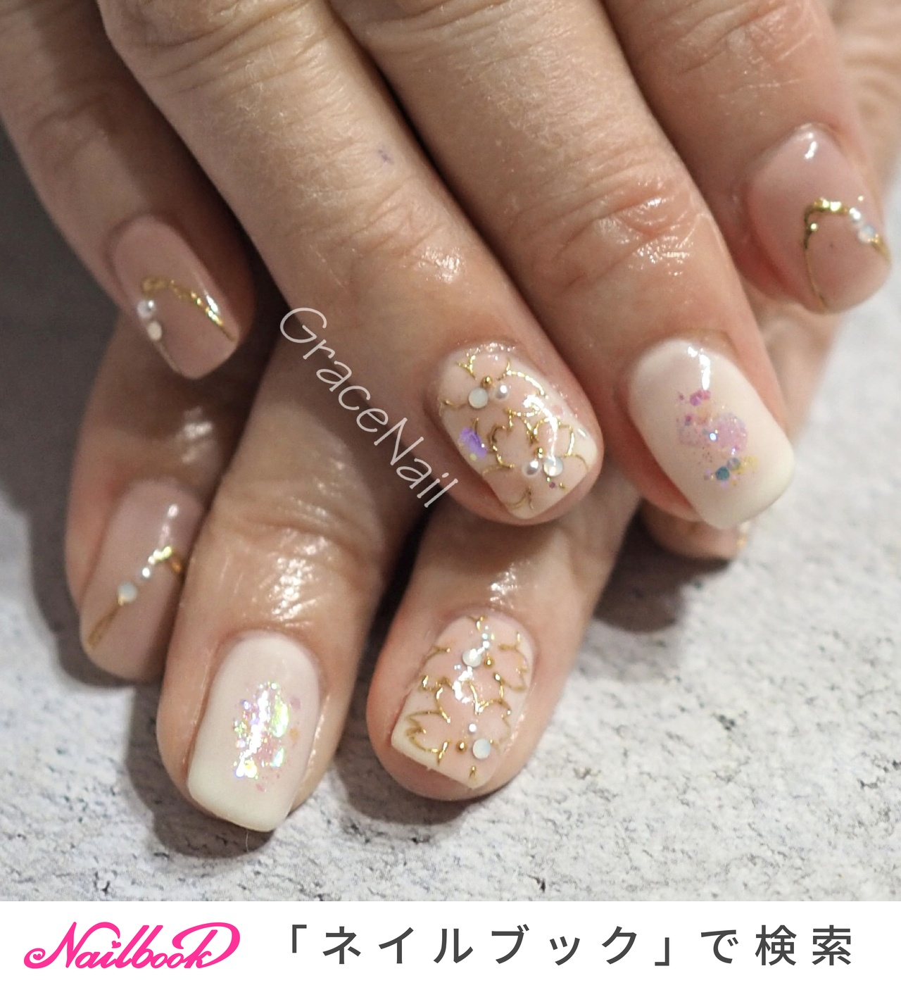 春/卒業式/入学式/デート/ハンド - GraceNailのネイルデザイン[No.8724494]｜ネイルブック