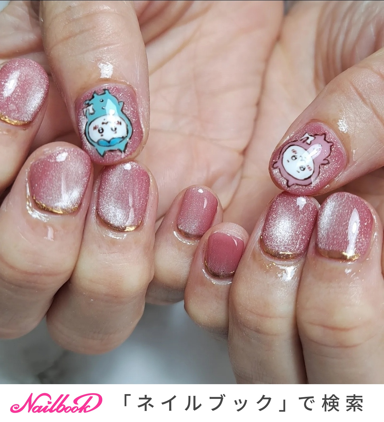 オールシーズン/デート/女子会/推し活/ハンド - ueccoのネイルデザイン[No.8762135]｜ネイルブック
