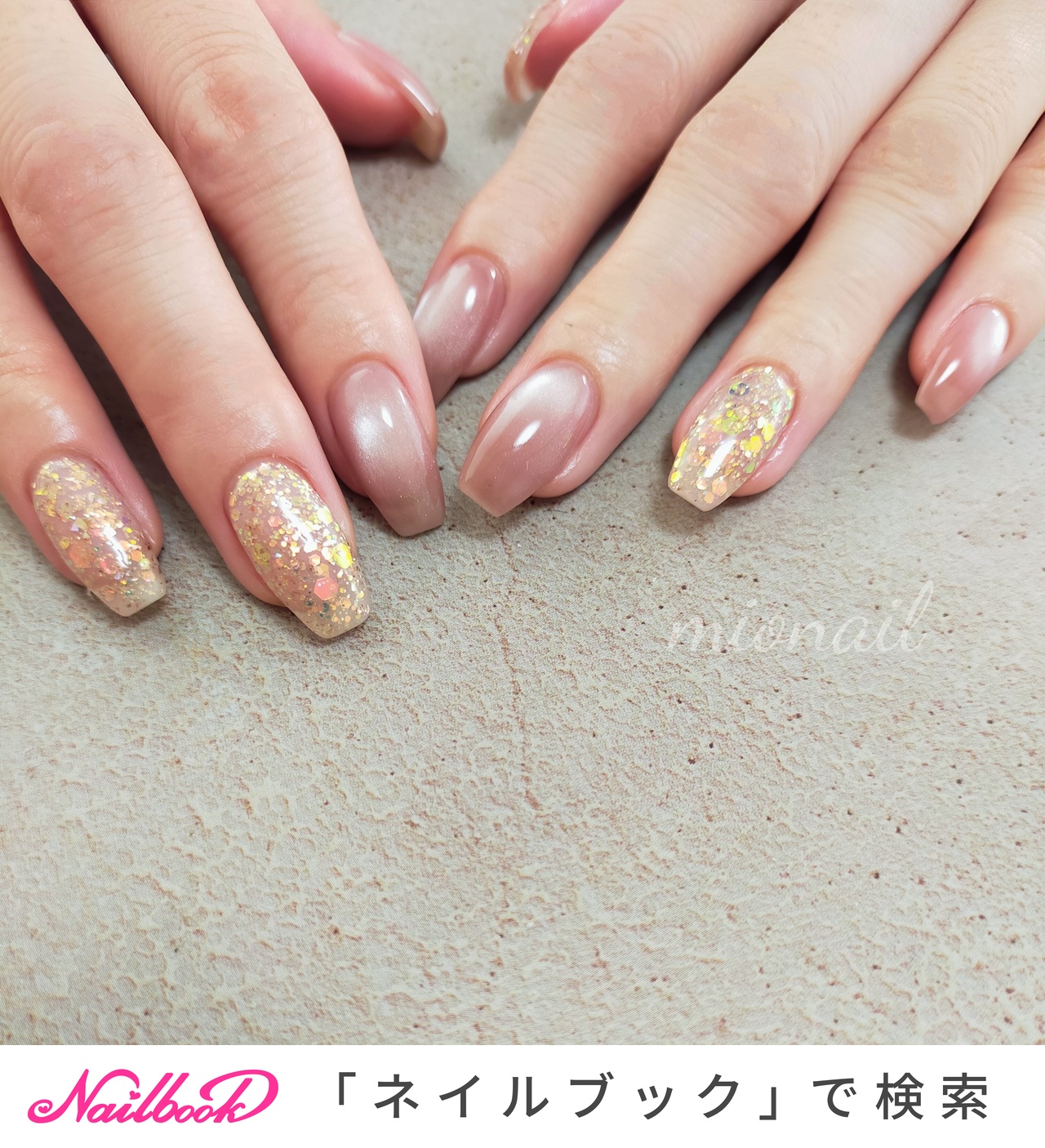 オールシーズン/ホログラム/マグネット/ピンク - mionailのネイルデザイン[No.9114679]｜ネイルブック